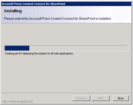 Installation using GUI Application