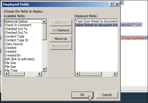Manual Integration Example