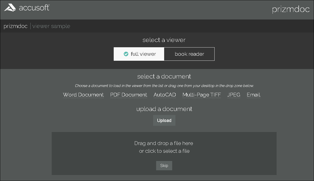 .NET WebForms Sample