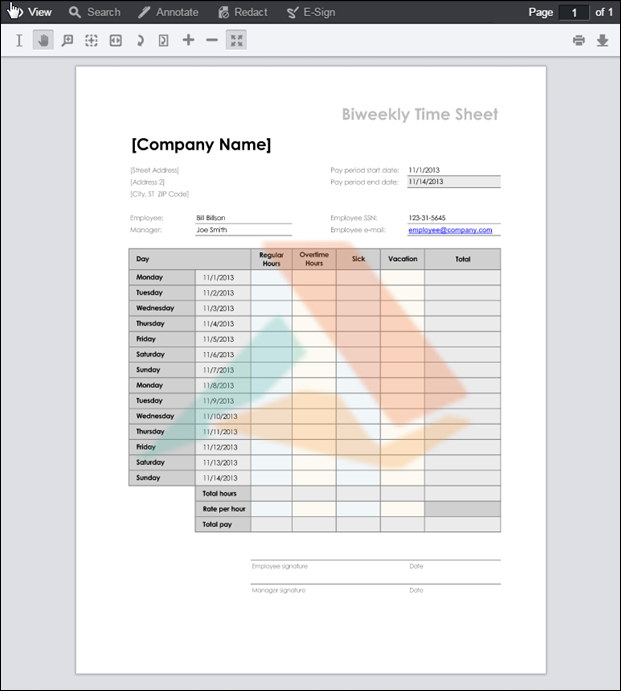 Watermark Content in a Viewing Session