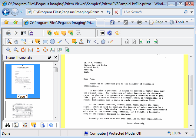 View Image List Files