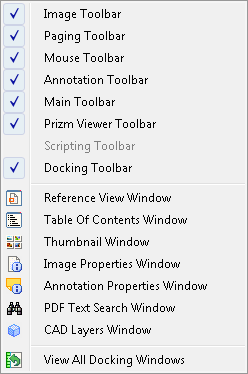 Modify the Docking Windows